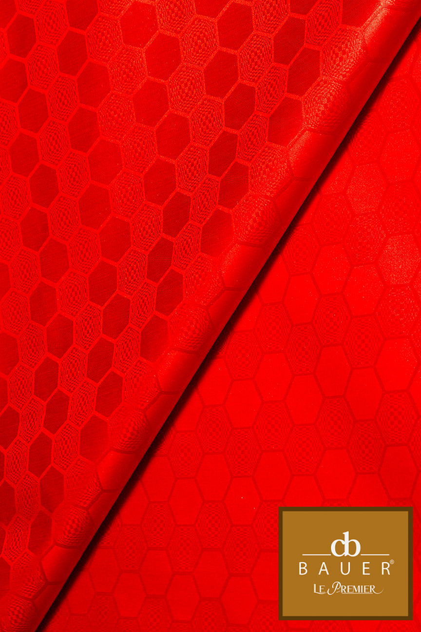 Bauer Le Premier Brocade - BLP1063 - Chilli Red – Hilton Textiles - London