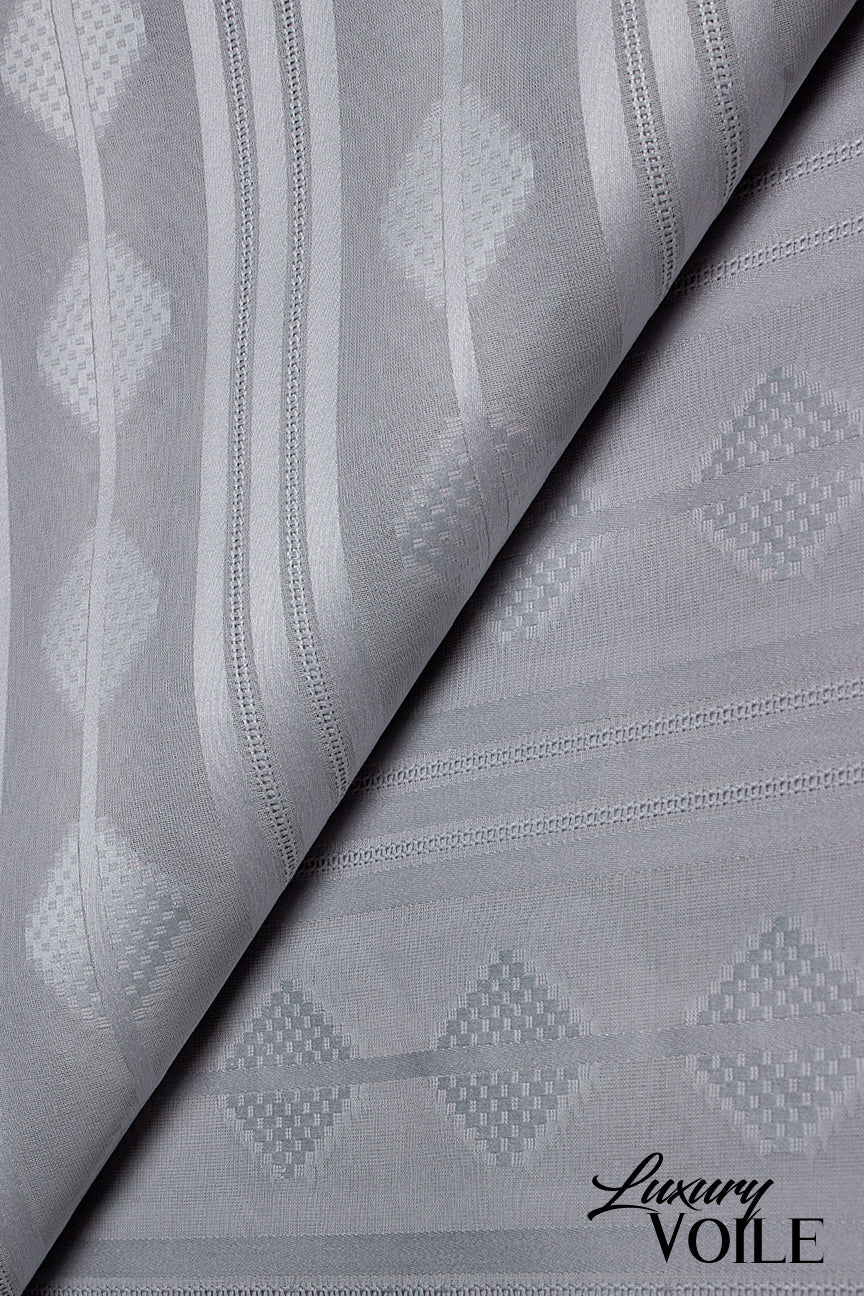 Hilton Luxury Voile - 10 Yards - LXV001 - Grey – Hilton Textiles - London