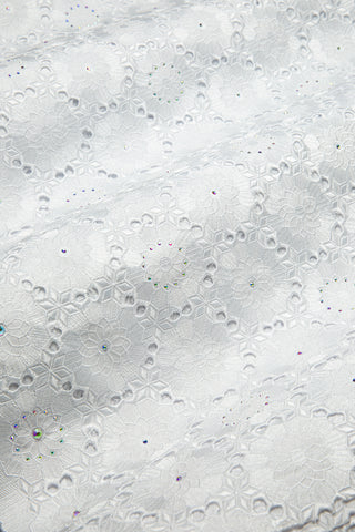 Celebrant Swiss Voile Lace - SWC095 - White – Hilton Textiles - London
