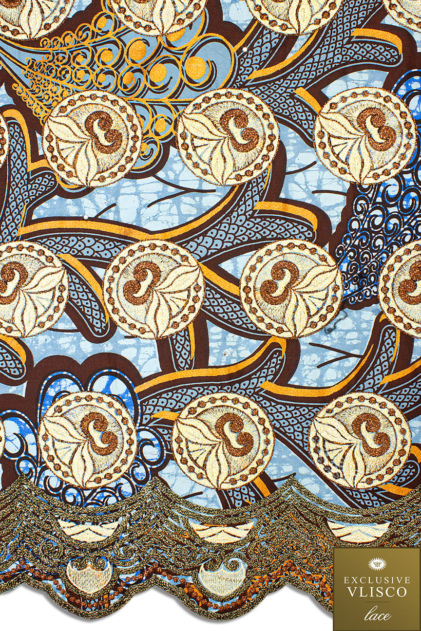 Vlisco Exclusive Lace – Hilton Textiles - London